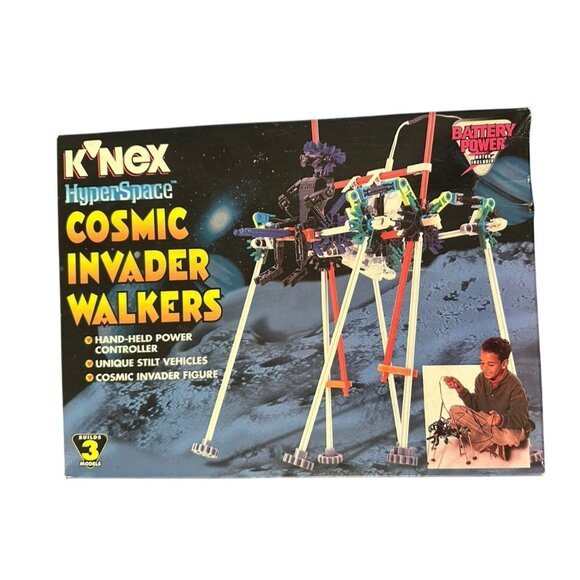 K'Nex | Toys | Vintage 997 Knex Hyper Space Cosnic Invader Walkers ...